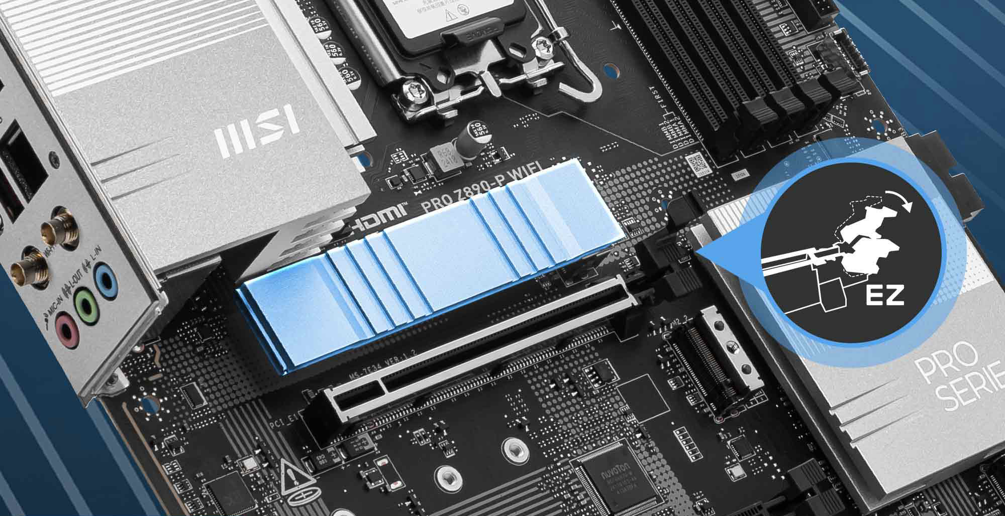 NeweggBusiness - MSI PRO Z890-P WIFI LGA 1851 Intel Z890 ATX Motherboard